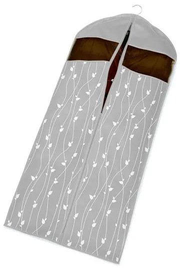 Šedý obal na oblek Cosatto Leaves, 137 x 60 cm