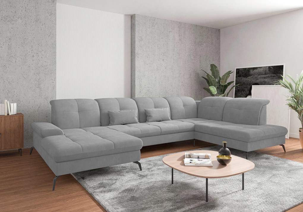 XXXLutz SEDACÍ SOUPRAVA, textil, šedá Sit & More - Sedací soupravy - 000144009061