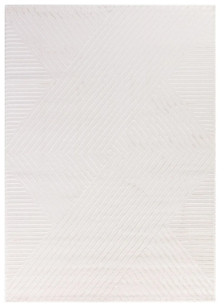 Ayyildiz, Kusový koberec Sahara 1115 Cream, 140x200, bílá, obývací pokoj