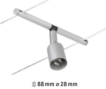 Paulmann 94443 - 1xGU5,3/10W Bodové svítidlo do lankového systému SALT 12V chrom