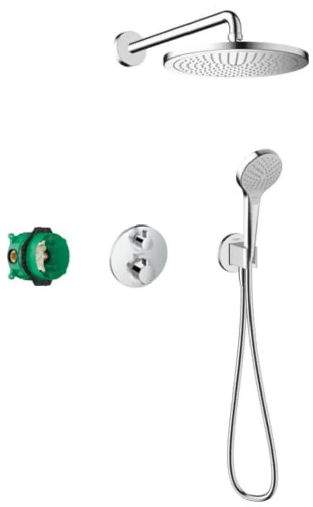 Sprchový systém Hansgrohe Croma pod omítku s termostatickou baterií chrom 27954000