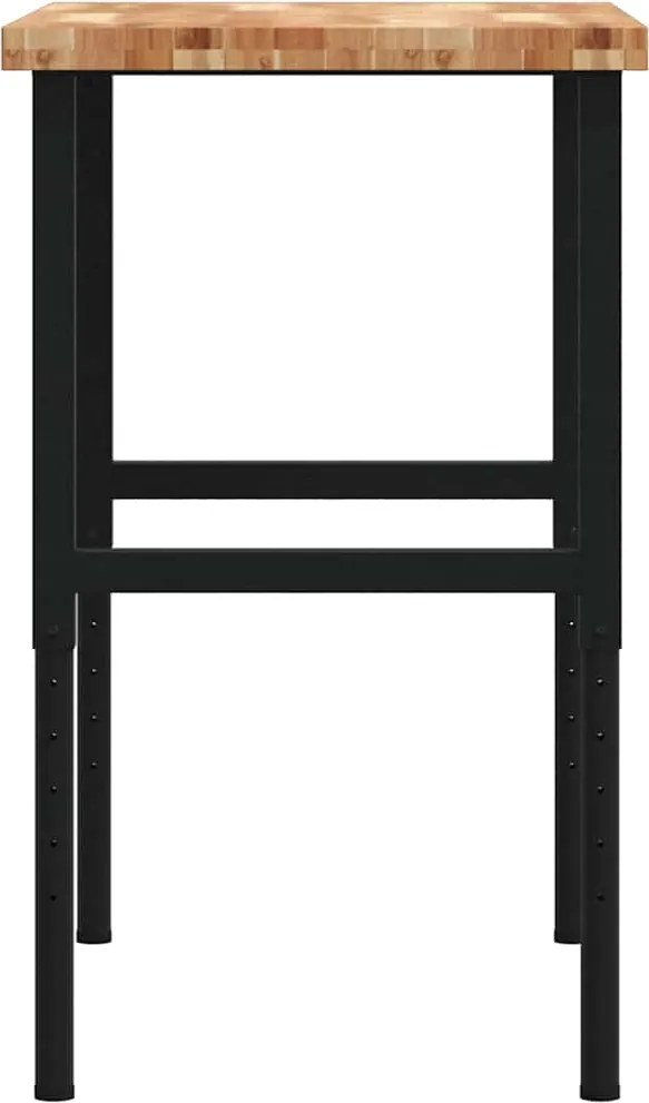 Pracovní stůl 100x60x(73–99,5) cm masivní akácie obdélníkový 3309693