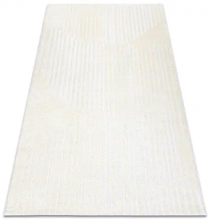 Moderní koberec MODE 8589 geometrická krémová velikost 180x270 cm | krásné koberce cz