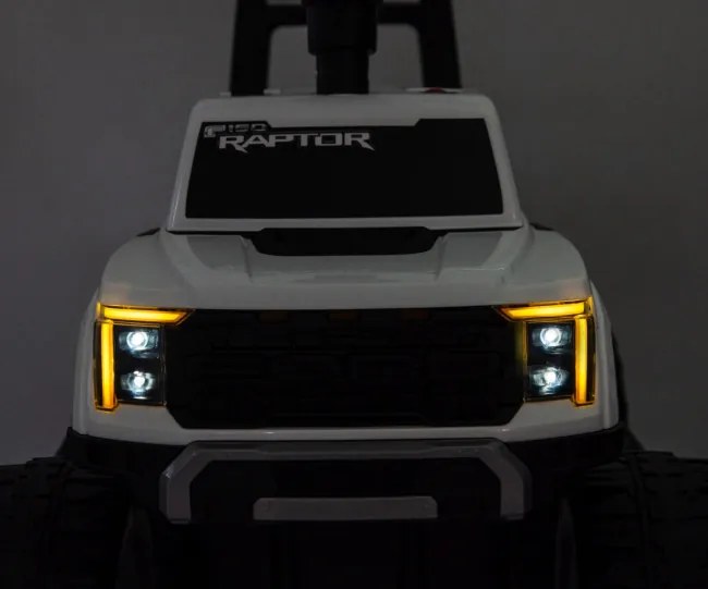 Elektrické autíčko Ford F-150 Raptor bílé
