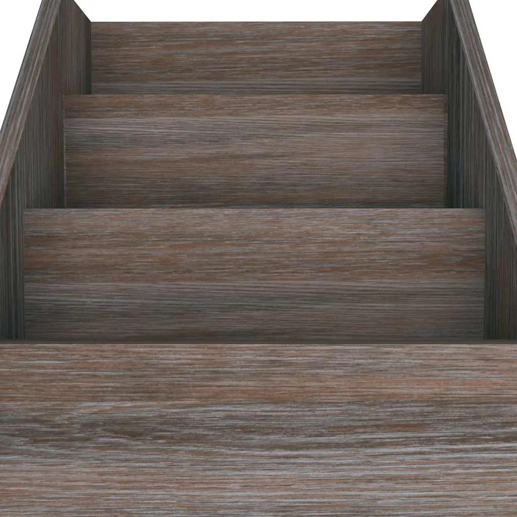 Dětský regál na časopisy šedý dub sonoma 71x30x78,5 cm kompozit 339519