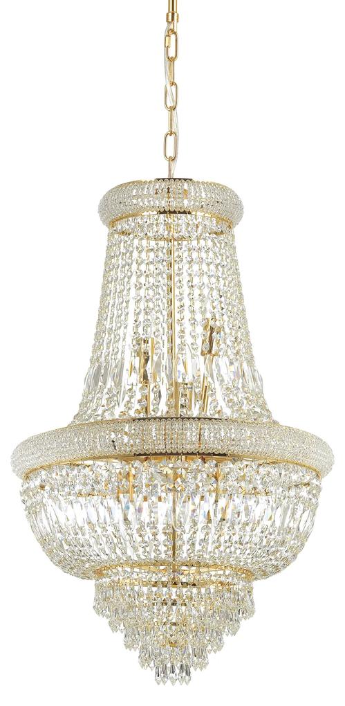 Ideal Lux Dubai SP10 ottone 207216 závěsné svítidlo