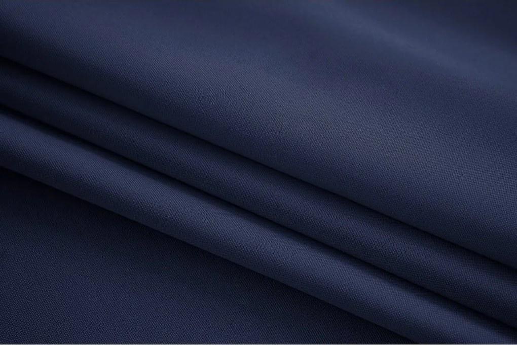 Závěs OXFORD LIGHT 140x270 cm, tmavě modrý Zavěšení: Řasící páska