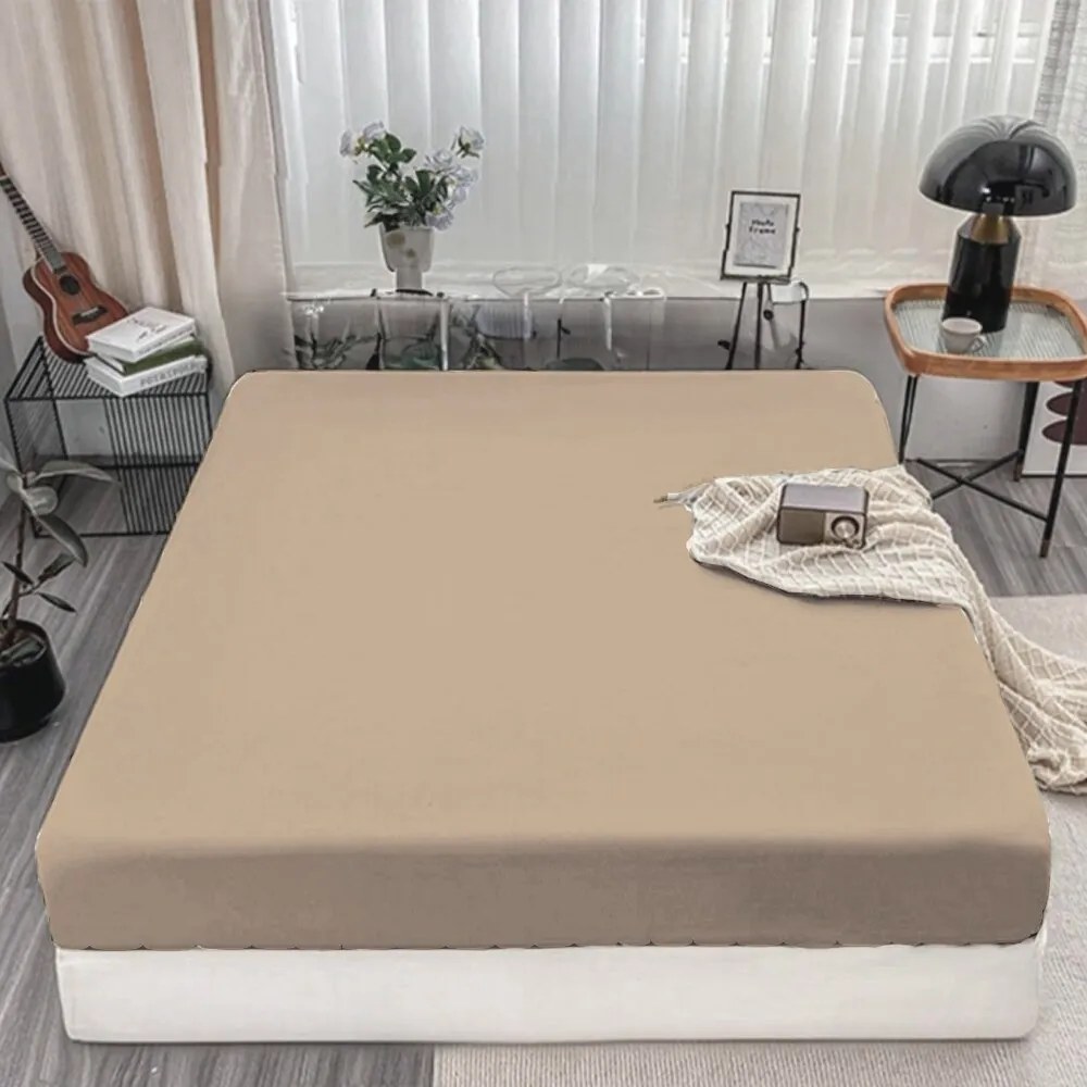 Homa jersey prostěradlo BASIC cappuccino 115 g