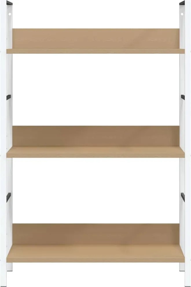Knihovna se 3 policemi dub 60 x 27,6 x 90,5 cm kompozitní dřevo 288221