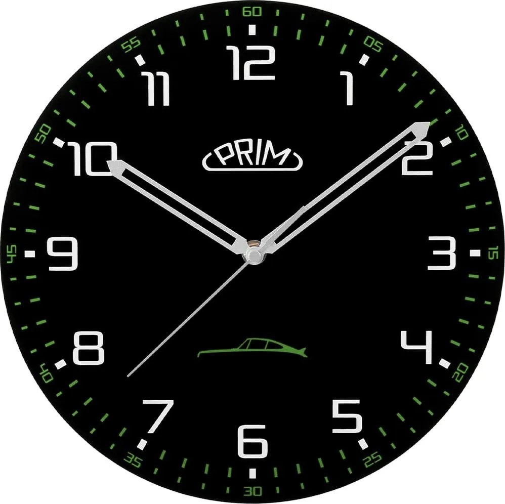 Hodiny PRIM Speedline - černo-zelené
