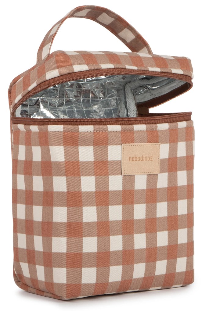 Nobodinoz Termotaška Hyde Park Terracotta Checks