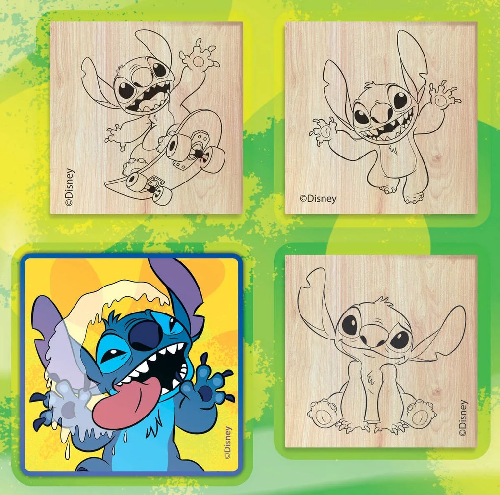 JIRI MODELS Razítka 3+1 set s pop-up voskovkou Lilo and Stitch 0l