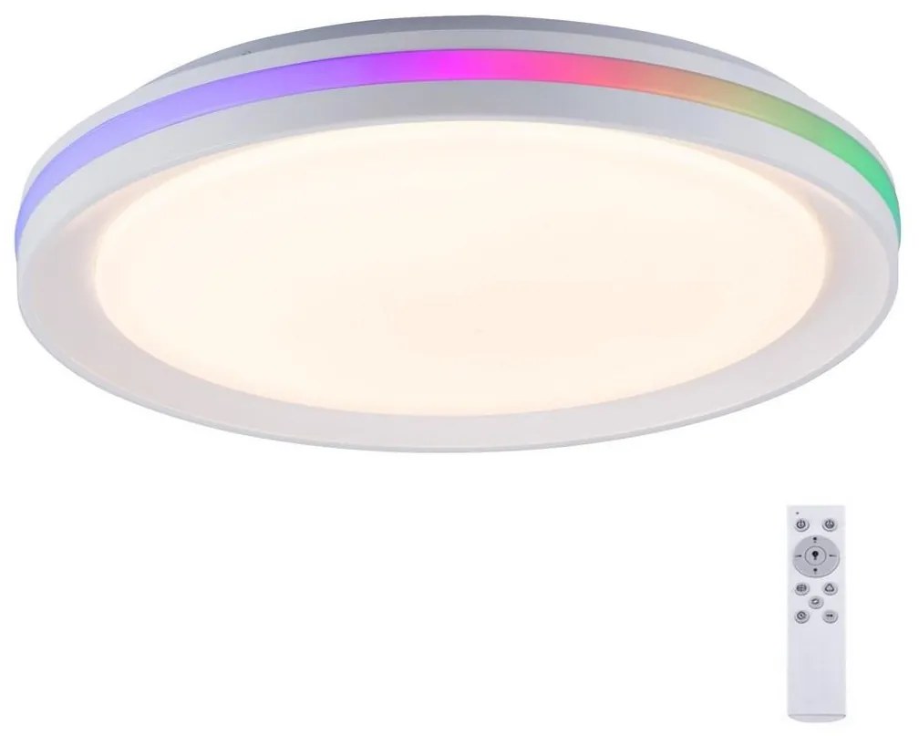 Leuchten Direkt Leuchten Direkt 15544-16-LED RGB Stmívatelné stropní svítidlo RIBBON 15W/230V+DO W2841