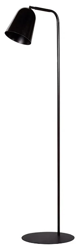 Polohovatelná minimalistická stojací lampa Lula Floor Barva: Černá