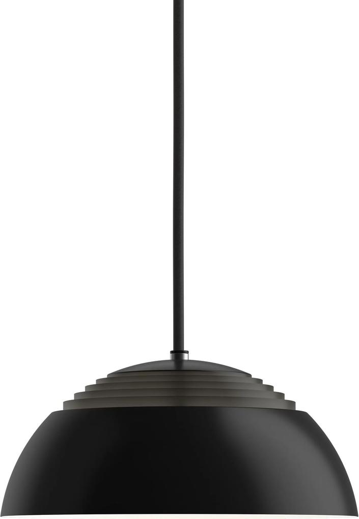 Závěsná lampa AJ Royal LED 2700K 25 cm černá