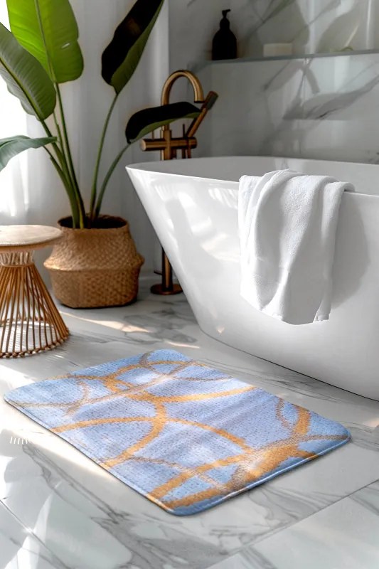 Koupelnová předložka světle modrá CLC Comfort,3 set