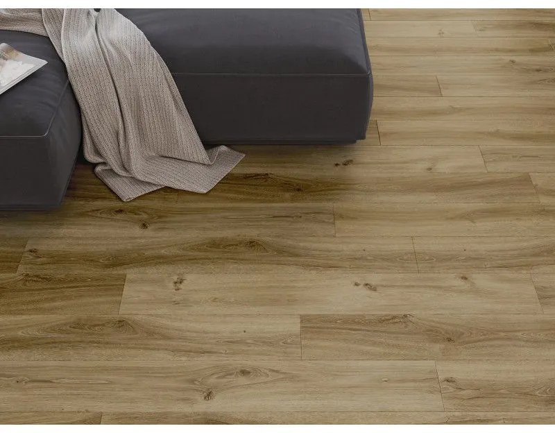 Mexen Amsterdam, vinylová podlaha 1240x182 mm SPC 6,5 mm, IXPE 1,5 mm, 4stranná V-drážka, dub, F1042-1240-182-505-4V1-01
