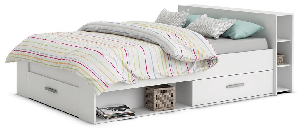 IDEA Multifunkční postel 160x200 POCKET bílá