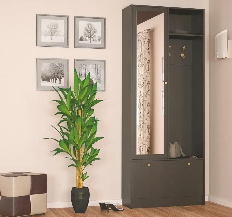 Casarredo - Komfort nábytek Předsíňová stěna PALERMO wenge tmavý