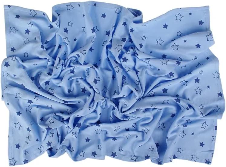 Kaarsgaren Letní deka 70x100cm modrá hvězdičky