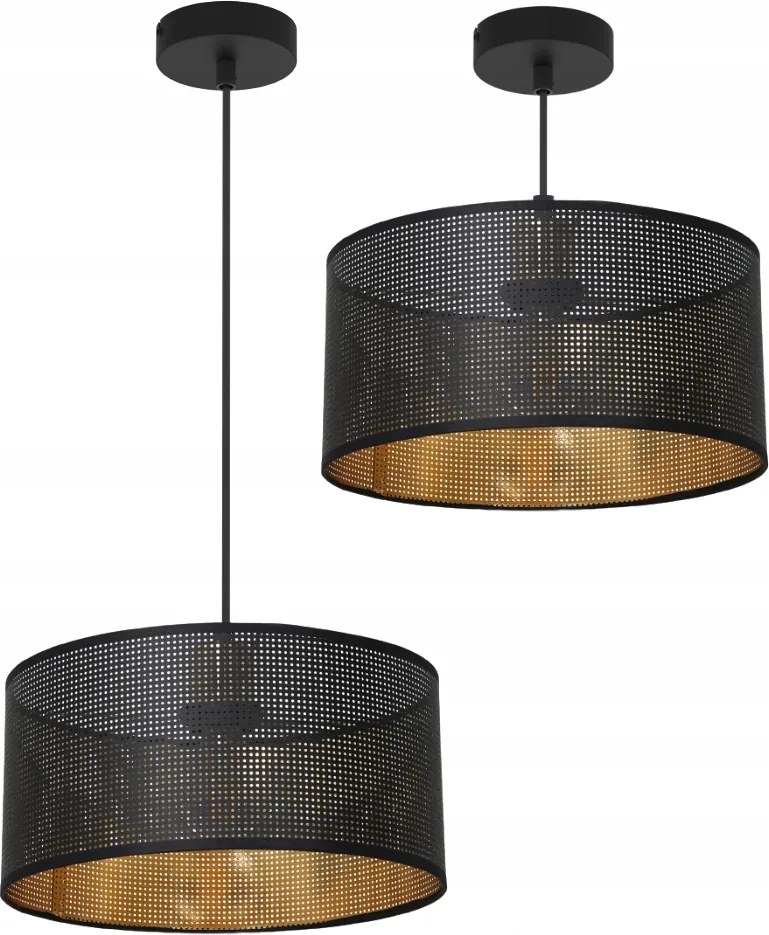 Závěsná Stropní Lampa S Ažurovým Stínidlem A Otvory 30 CM