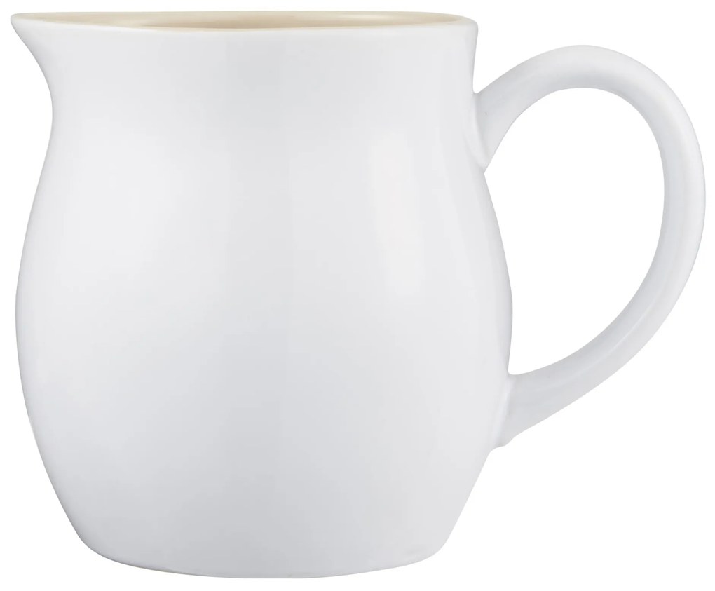 Ib Laursen Džbán Mynte Pure White 2,5 l, bílá barva, keramika