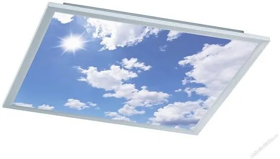 WO 9693.01.70.6600 Stropní / nástěnné svítidlo LIV 44W LED 3400lm 60x60cm motiv mraky - WOFI