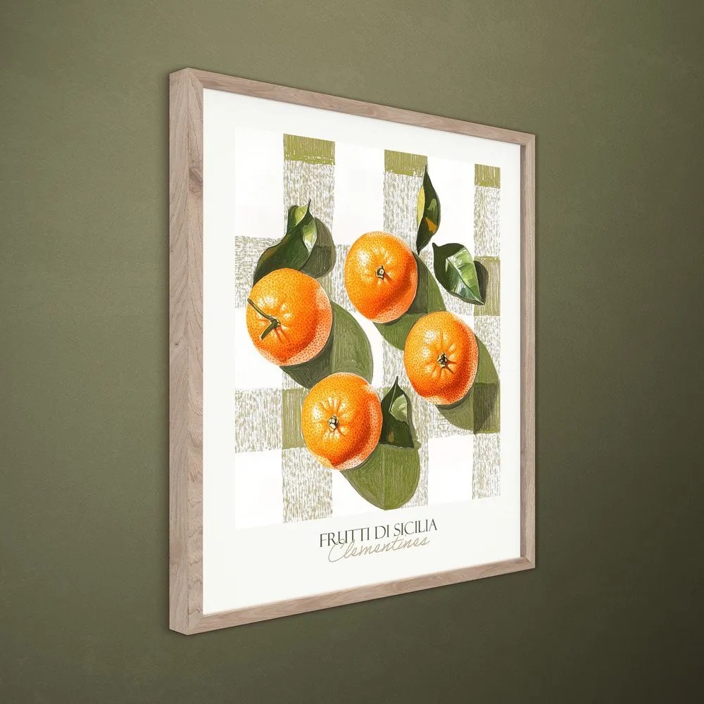 Tištěný obraz s rámem 40x50 cm Mandarines – Styler
