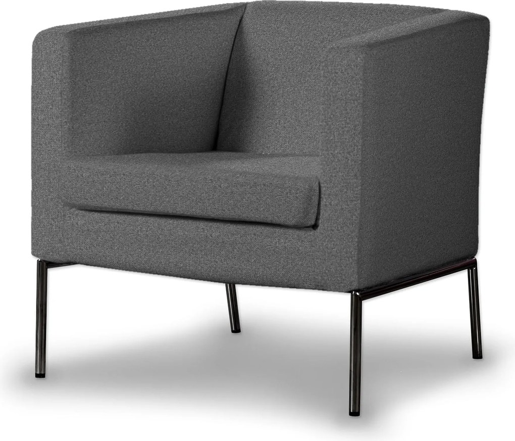 Potah na křeslo IKEA Klappsta barva šedá látka pletený vzor