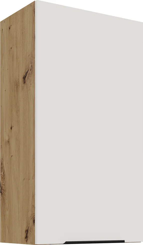 ARIA az | horní skříňka 50 G-90 1F policová | 50 cm | VYSOKÁ | ANTI FINGERPRINT povrch | artisan/bílá