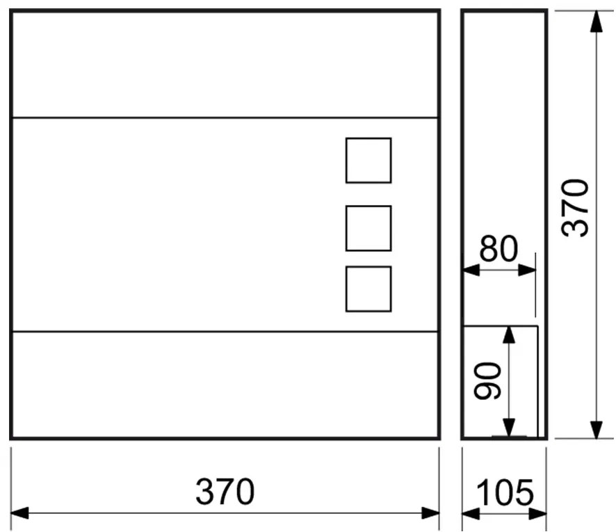 Richter Czech BK.932.G.AM poštovní schránka antracit