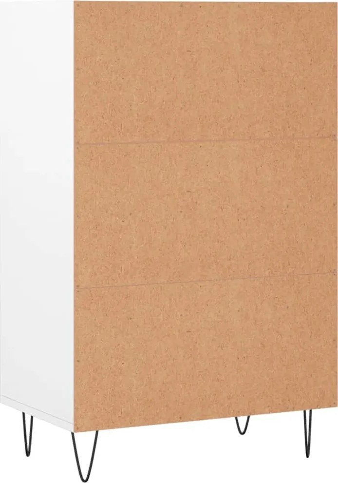 vidaXL Skříň highboard 57 x 35 x 90 cm kompozitní dřevo [827230] Barva: Bílá