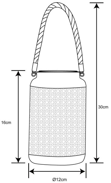 Globo 33668 - LED Solární svítidlo SOLAR LED/0,06W/3V 3000K IP44 bambus