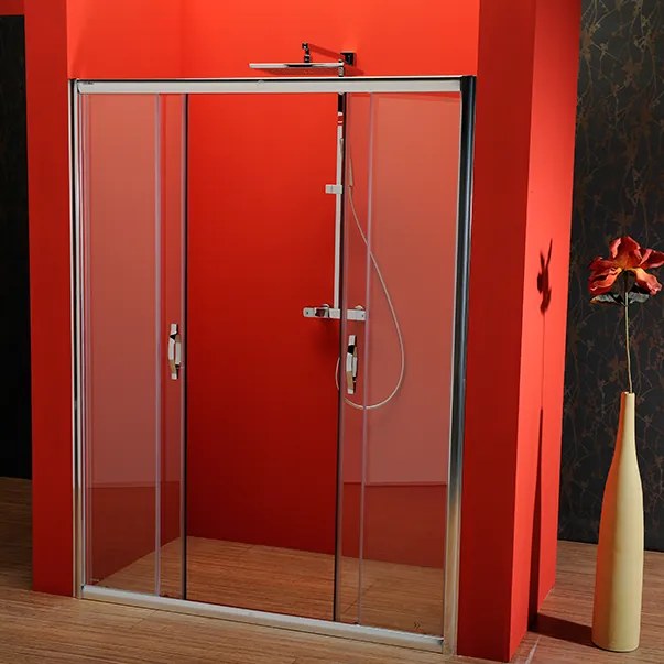 GELCO - SIGMA sprchové dveře posuvné 1500 mm, čiré sklo SG1415