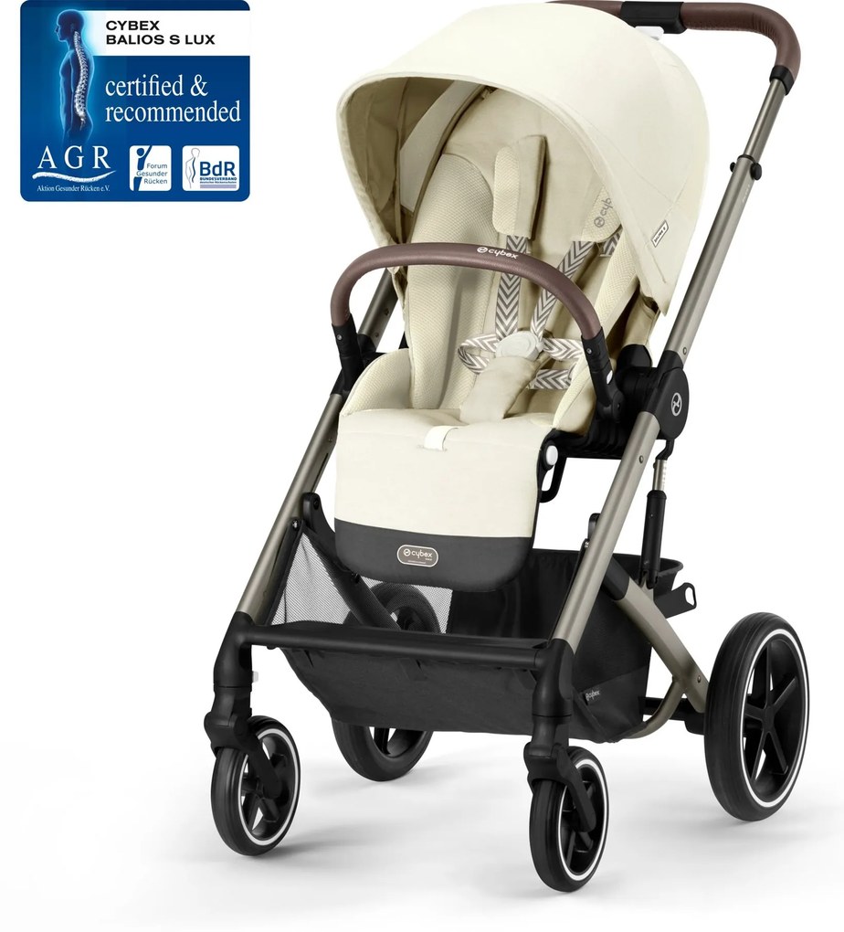Kočárek cybex balios s lux tpe seashell beige/light beige