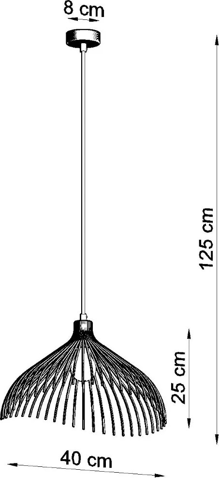 Sollux Lighting Závěsné svítidlo UMB bílé
