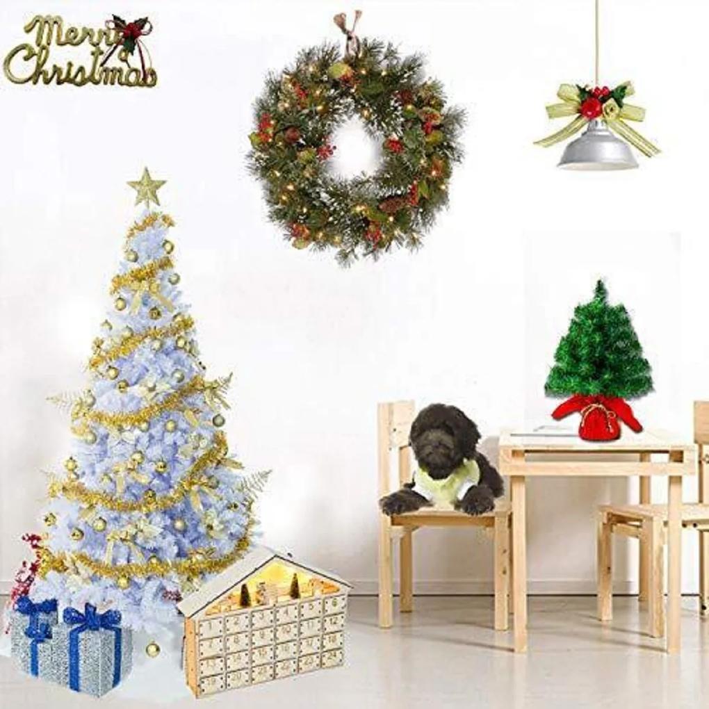Umělý vánoční stromek, bílá jedle, 180cm