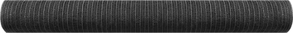 vidaXL Marketos Stínící tkanina antracitová 3,6 x 25 m HDPE 75 g/m²