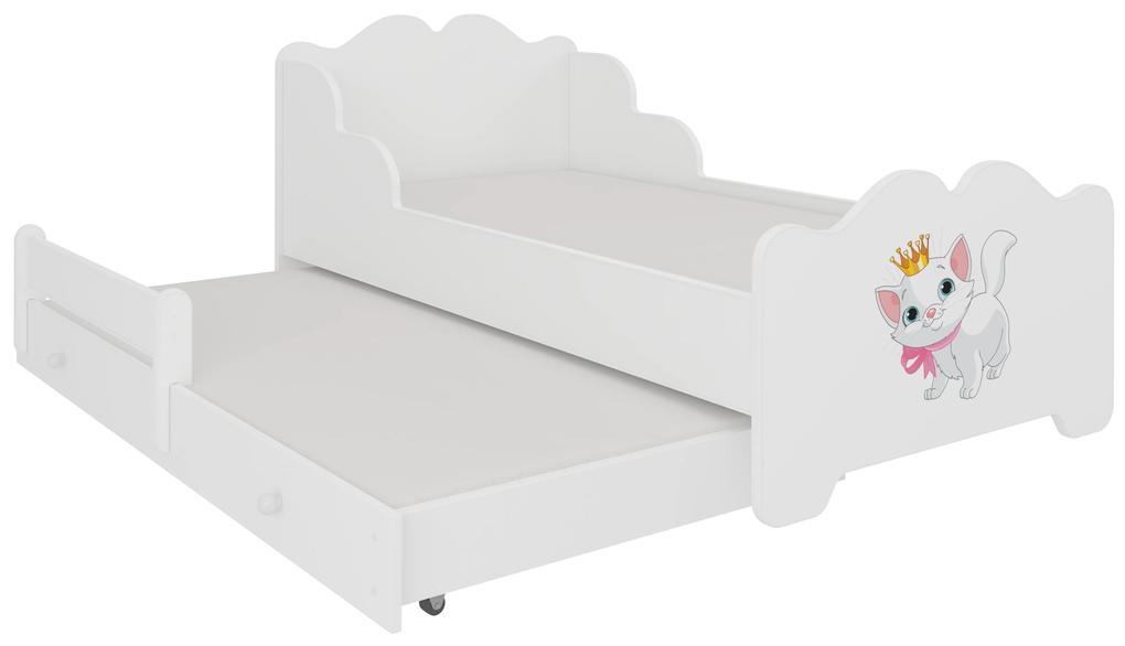 Dětská postel s matracemi XIMENA II 160x80 Motiv: ELEPHANT