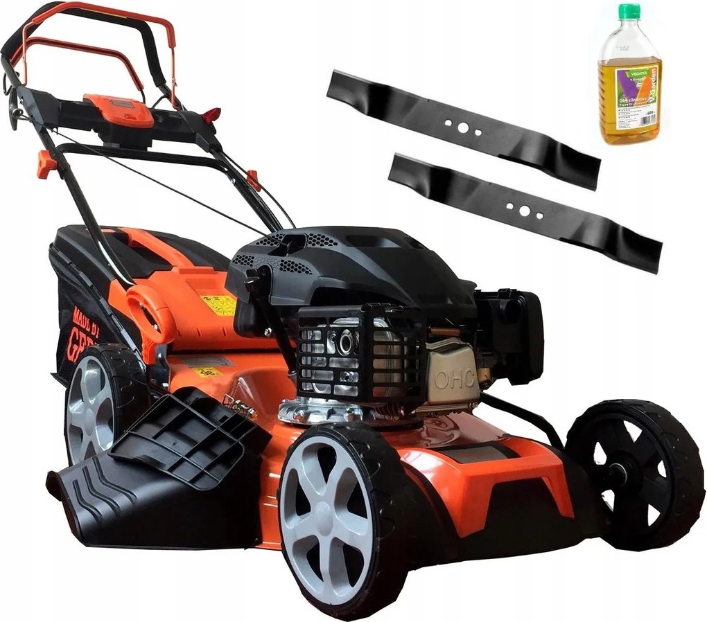 GERMAN Sekačka benzínová s pojezdem 54 cm 7 HP 9v1 GE-EAN_4898913542849