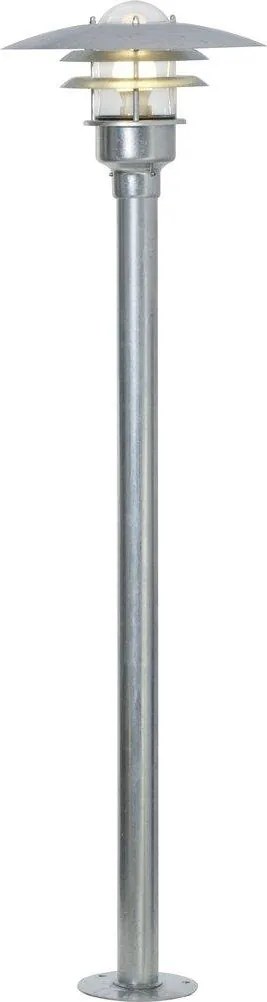 NOR 71428031 Venkovní sloupkové svítidlo Lønstrup 32 1x60W E27 galvanizovaná čirá - NORDLUX