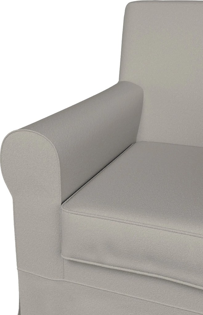 Potah na křeslo IKEA Ektorp Jennylund barva béžová látka pletený vzor