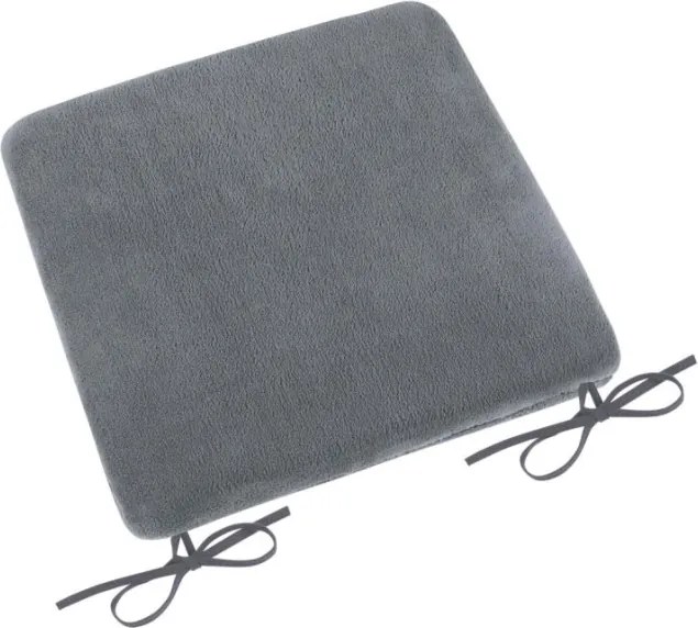 Bellatex Sedák hladký Korall micro 40x40 cm Šedá