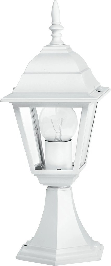 FAN LANT-ROMA/L1 BCO Venkovní svítidlo LUME ROMA bílá, 1xE27, IP44, 14,6 x 14,6 x 39 cm - FANEUROPE