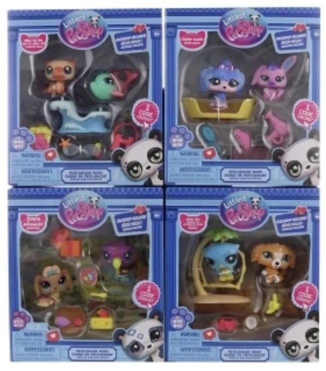 LPS (Littlest Pet Shop) 2 figurky Petfluenceři