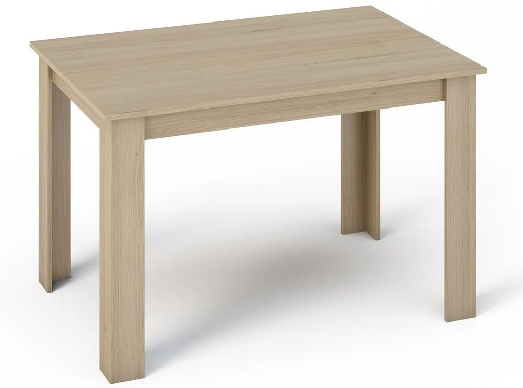 Jídelní stůl 120x80 cm v dekoru dub sonoma KN360