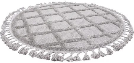 Koberec BERBER 6803 světle šedý kruh