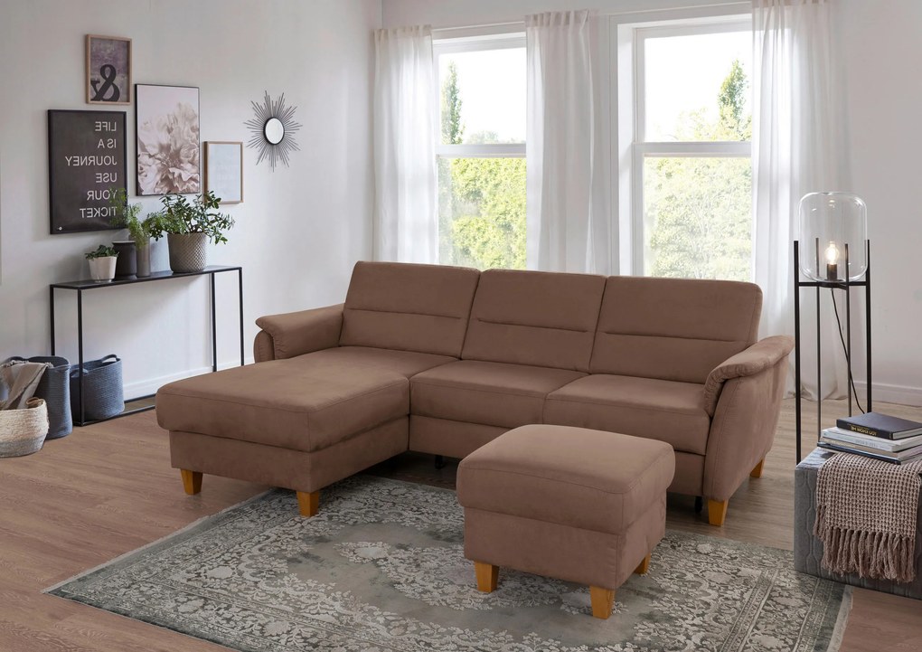 XXXLutz ROHOVÁ SEDAČKA, textil, hnědá Sit & More - Sedací soupravy - 000144019711
