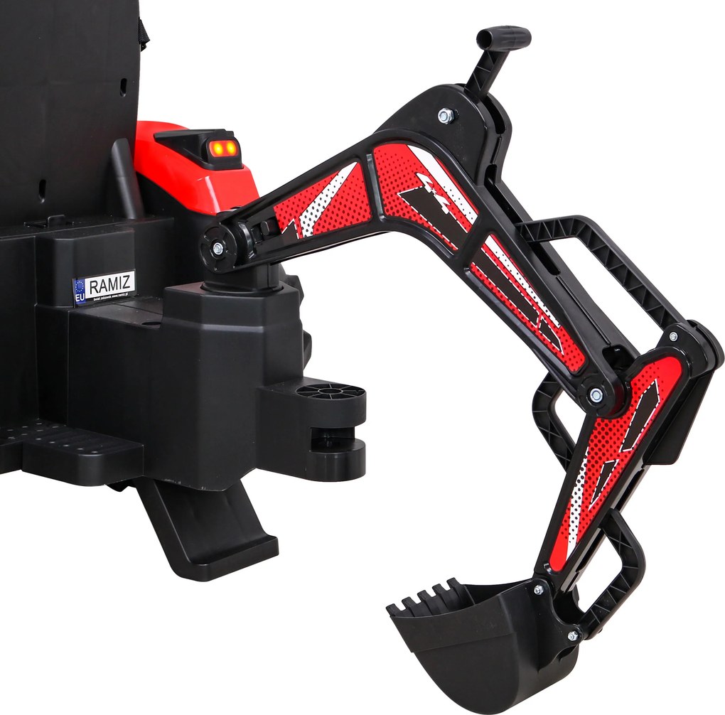 Ramiz Traktor s přívěsem 720-T červený