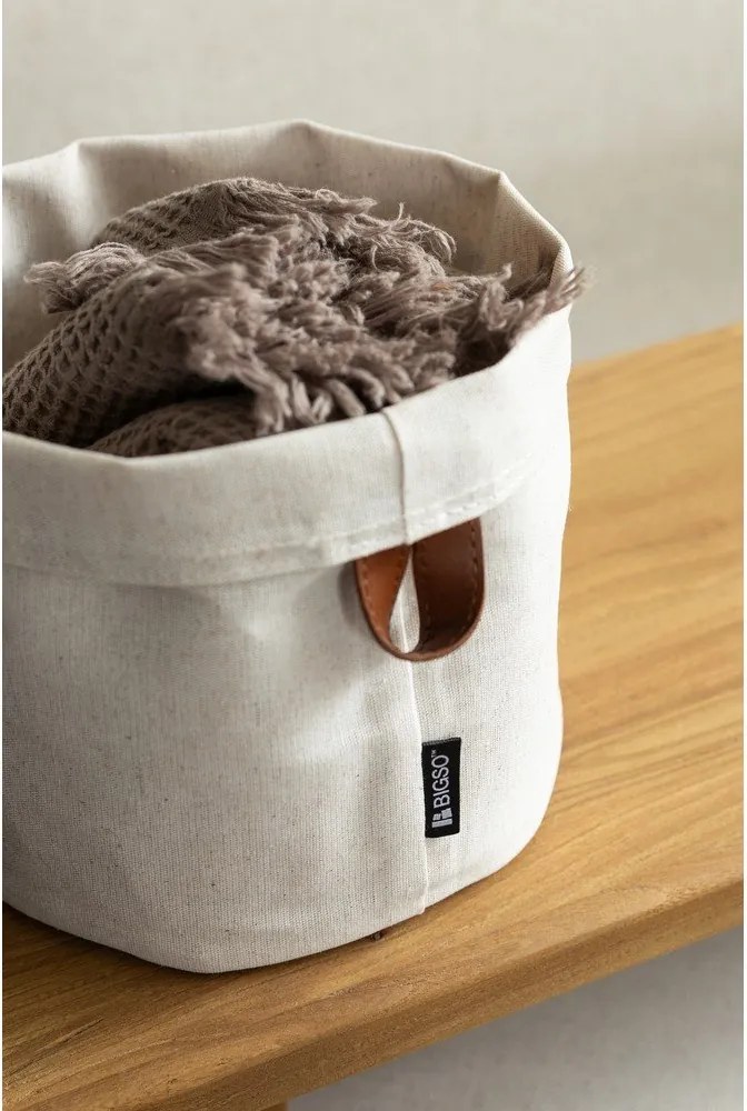 Látkový košík ø 20x20 cm Soft Storage Round – Bigso